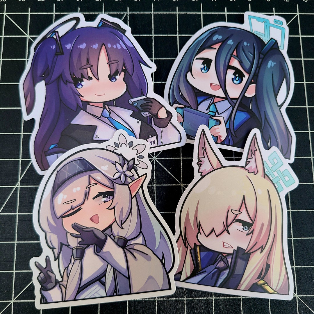 Blue Archive Vinyl Stickers Vol. 6 - Etsy