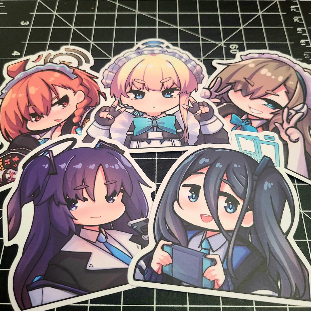 Blue Archive Vinyl Stickers Vol. 3 - Etsy