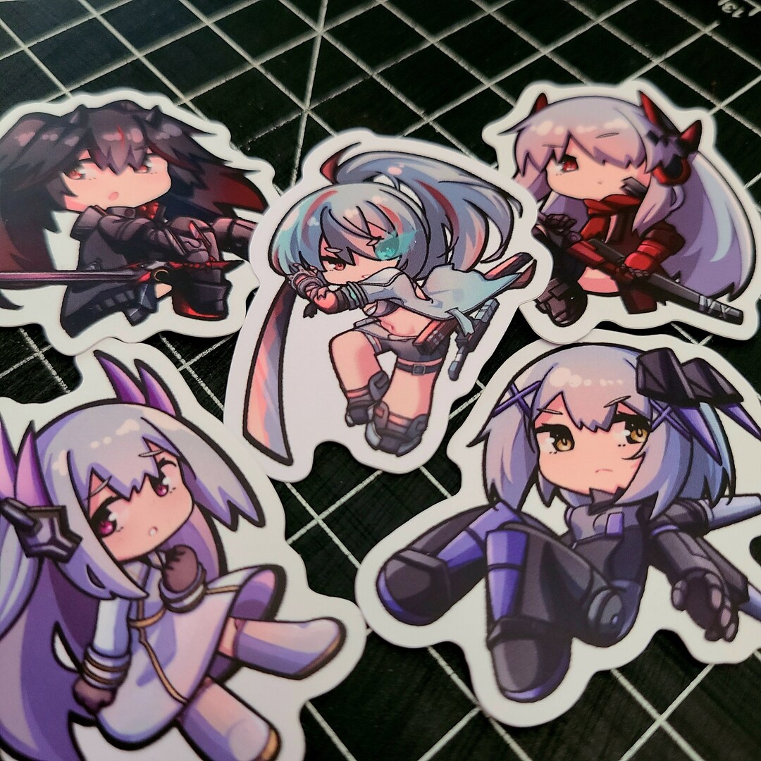 Punishing: Gray Raven Vinyl Stickers Vol. 1 - Etsy