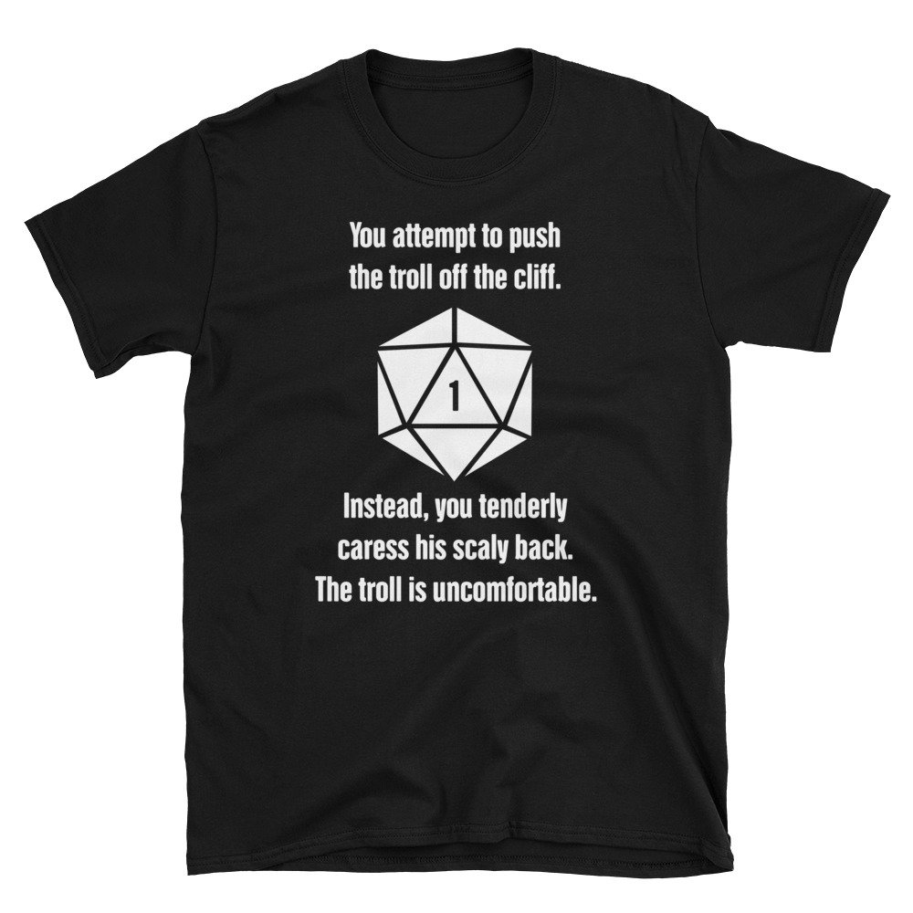 Roleplaying Game 20-sided Dice T-shirt / Funny Polyhedral Dice - Etsy