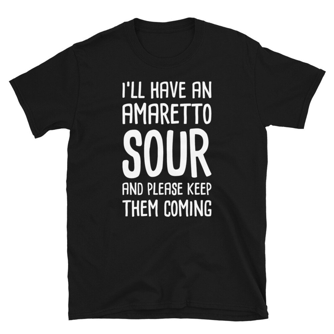 Funny Amaretto T-shirt / Italian Liqueur Bartender Gift (unisex ...