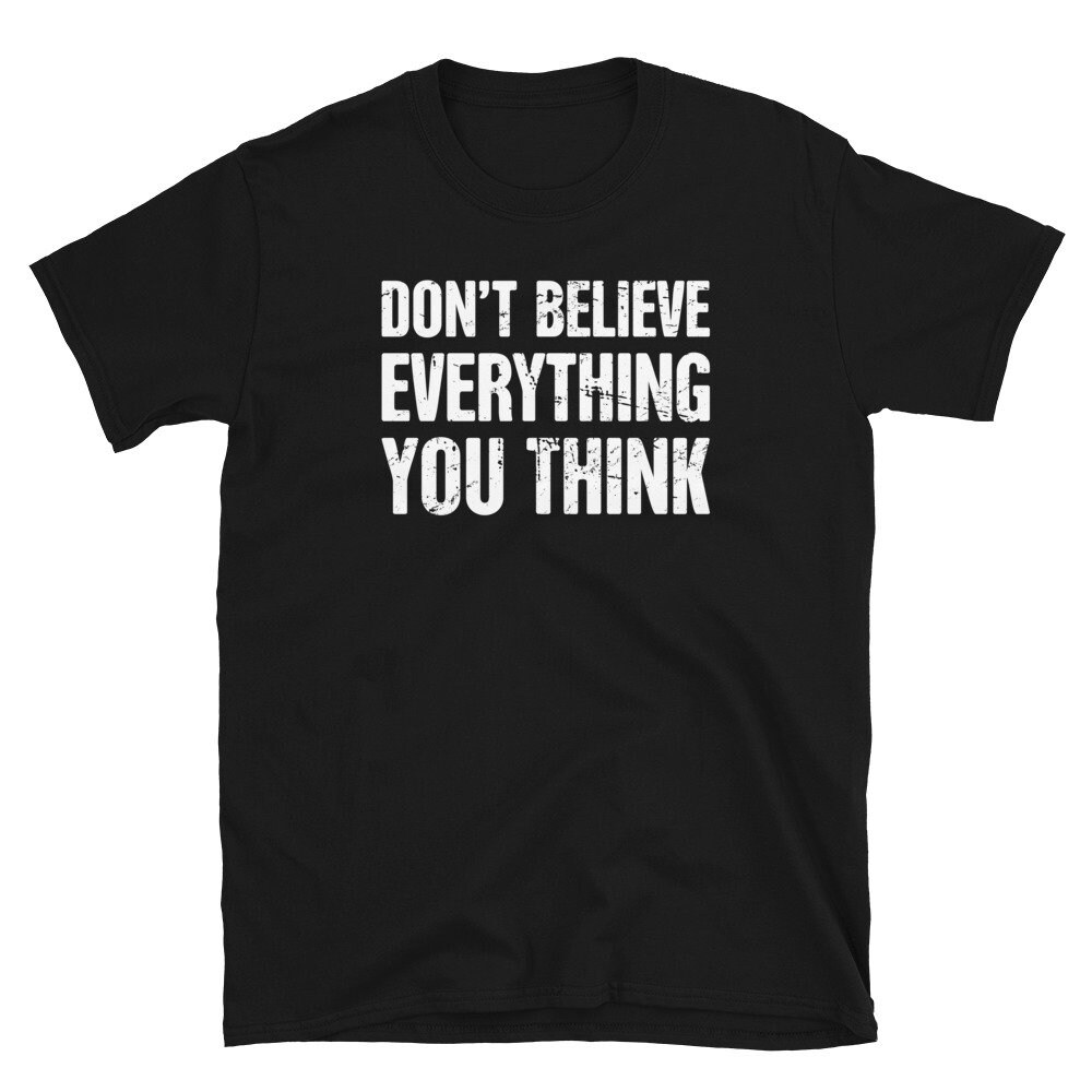 Distressed CBT T-shirt / Funny Cognitive Behavioral Therapist Gift ...