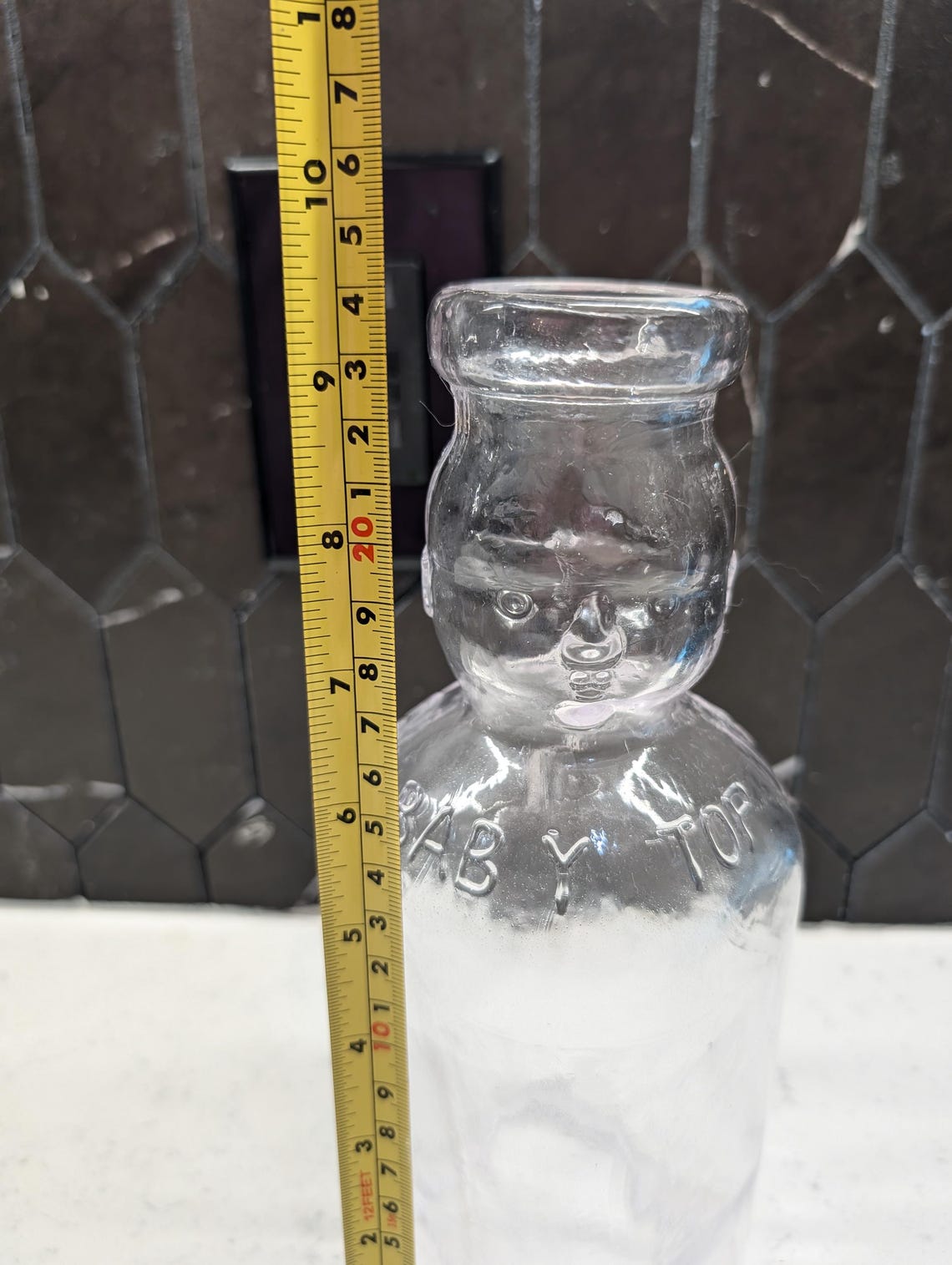 Vintage Brookfield Baby Top Glass Bottle - Etsy