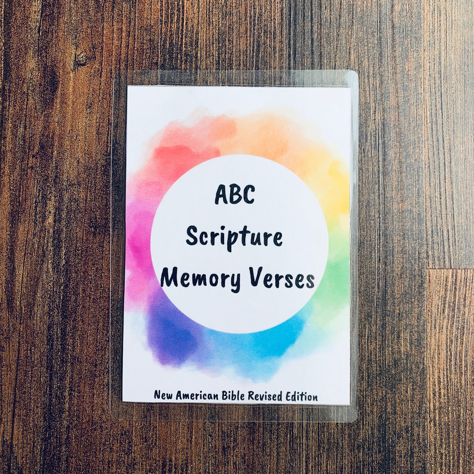 ABC Scripture Memory Verse Cards, Catholic Memory Verse Cards, ABC ...