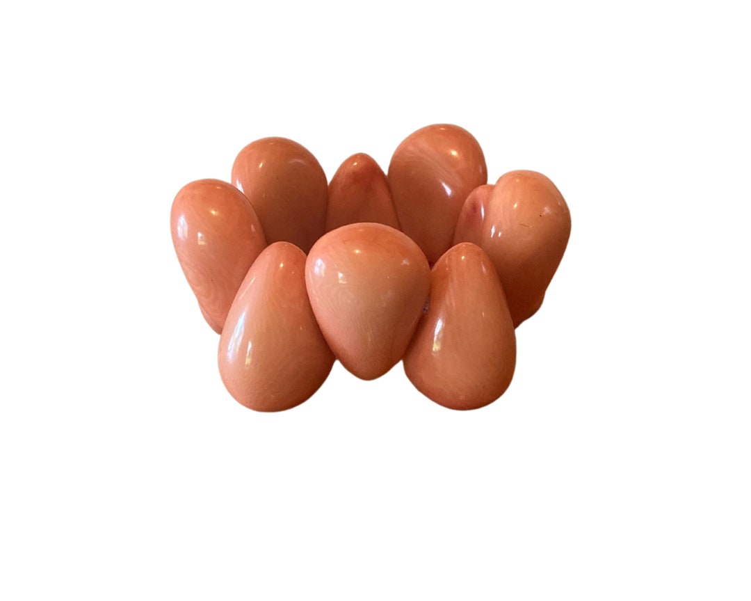 Rose Gold Tagua Nut Bracelet Tagua Nut Jewelry Organic Jewelry - Etsy