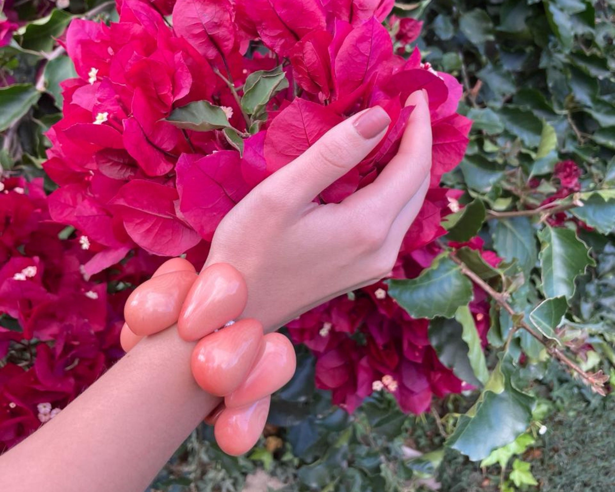 Rose Gold Tagua Nut Bracelet Tagua Nut Jewelry Organic Jewelry - Etsy