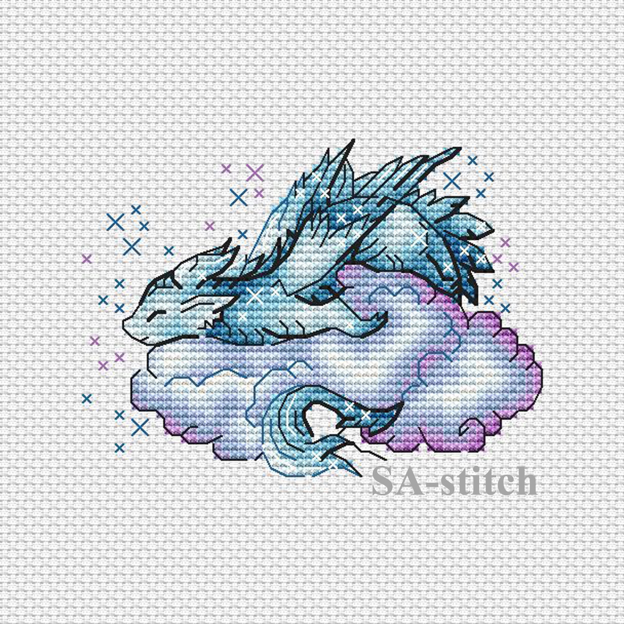 Dragon Cross Stitch Pattern PDF Instant Download Dream Cross | Etsy