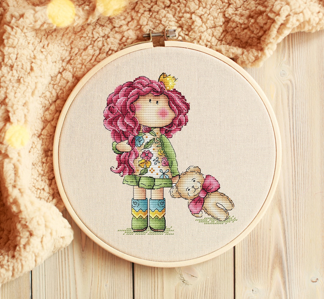 Tilda Helen Cross Stitch Pattern PDF Instant Download Halloween Cross ...