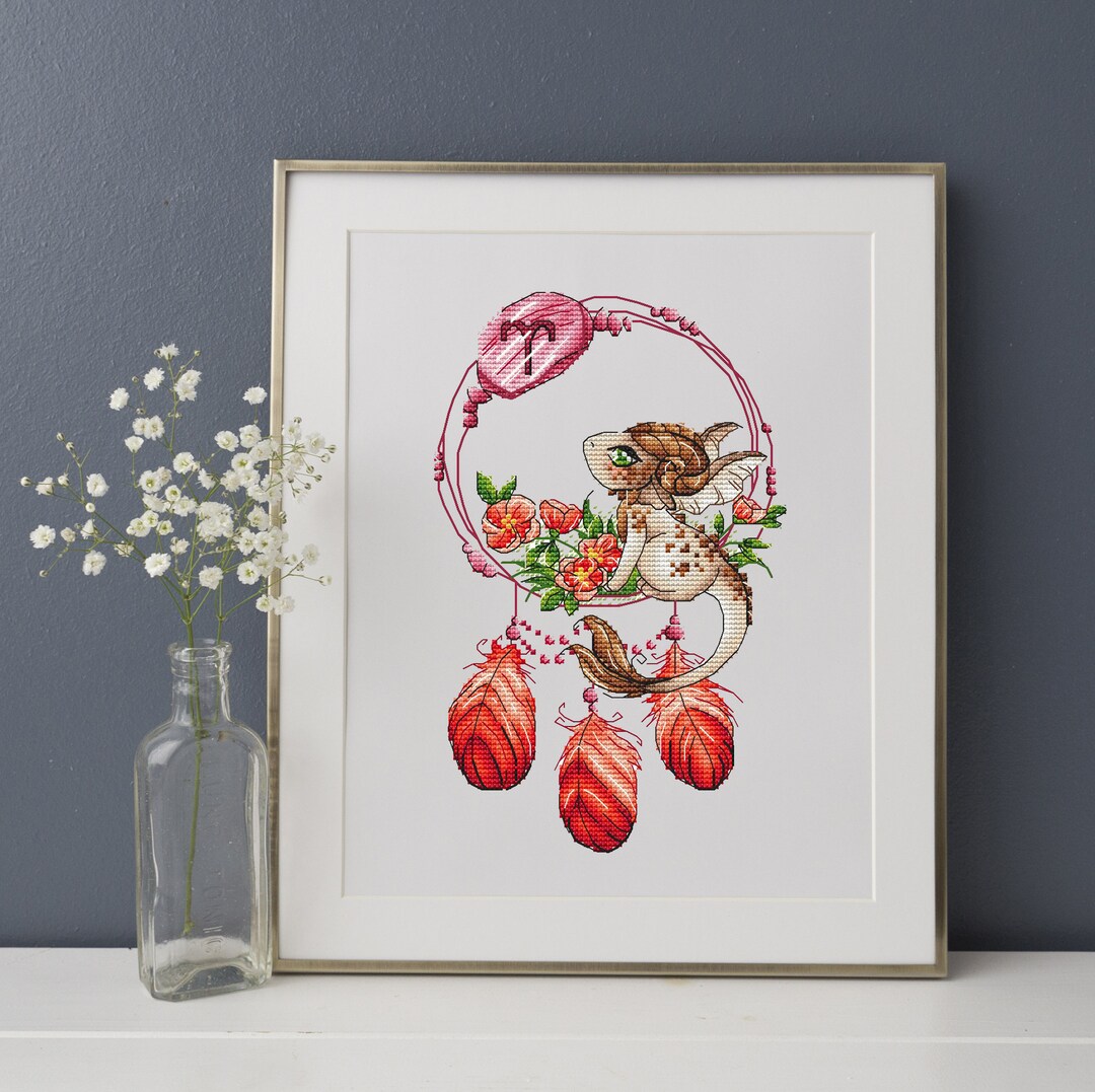 Dragon Cross Stitch Pattern PDF Instant Download Dream Cross Stitch ...