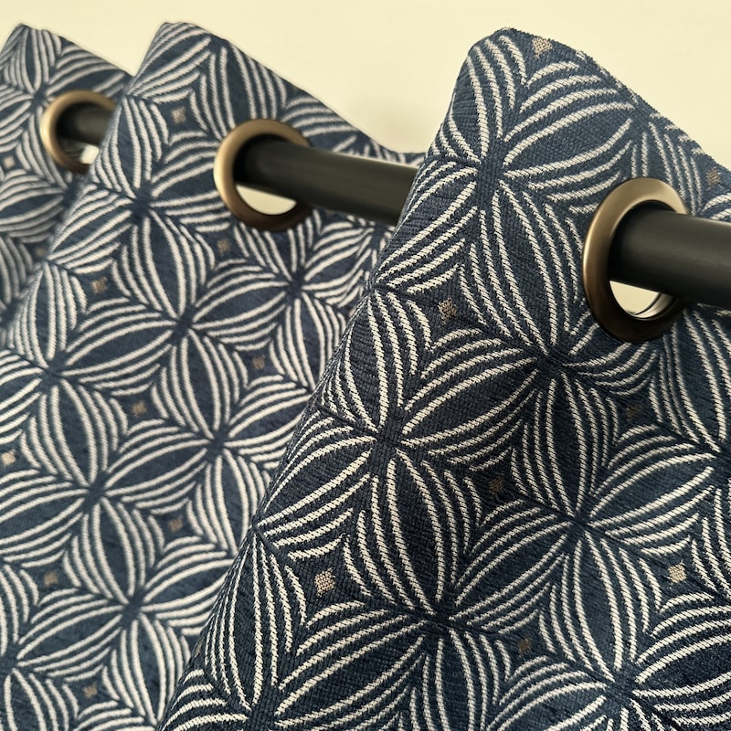 Geometric Curtains - Etsy