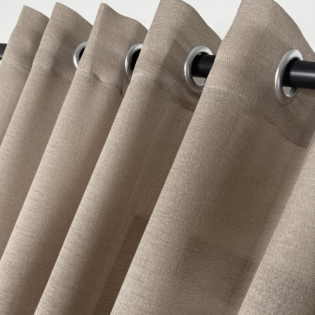 Extended Privacy Sheers Curtains, Extra Wide Natural Look Luxury Net ...