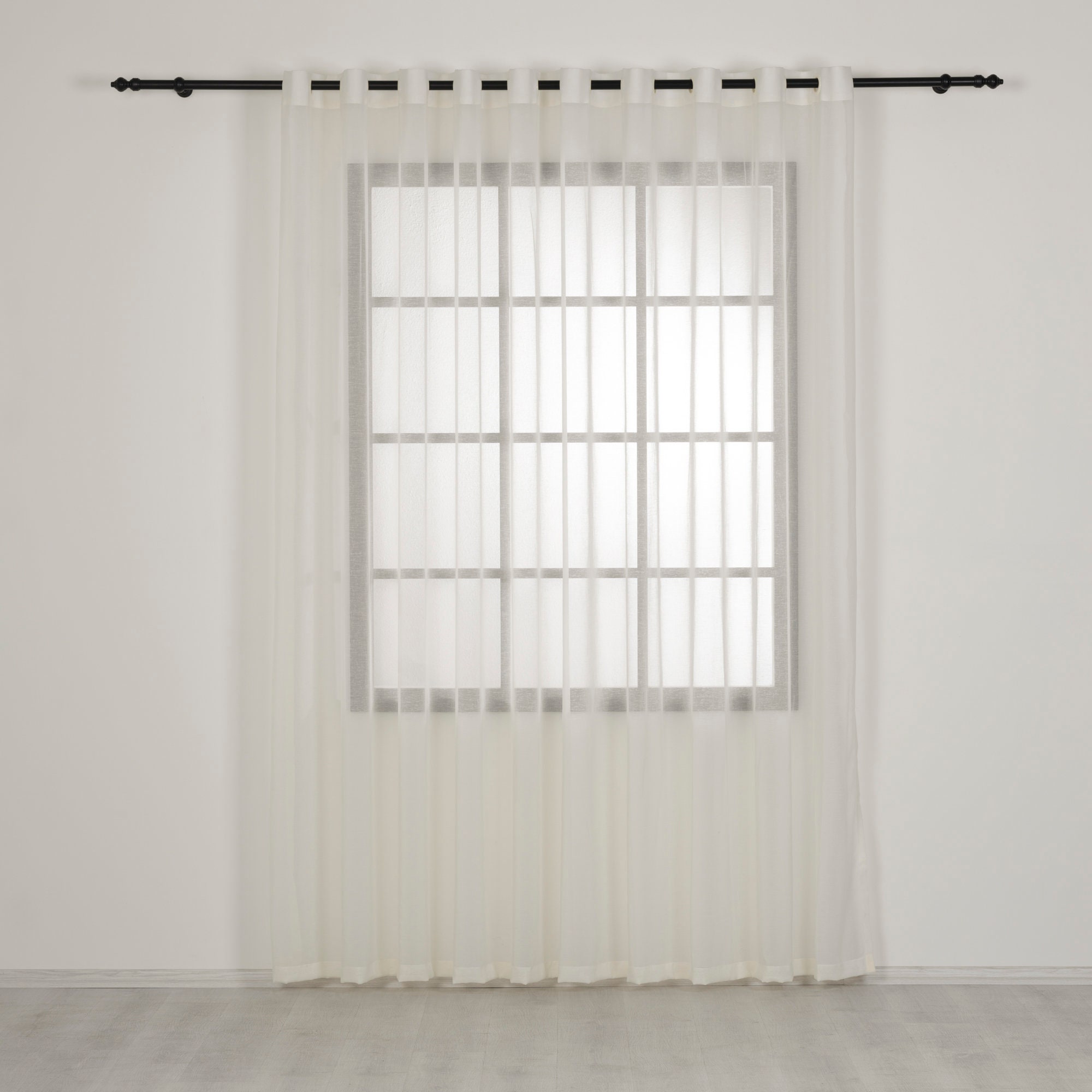 Linen Look Cream Color Luxury Sheers Curtains Custom Size - Etsy