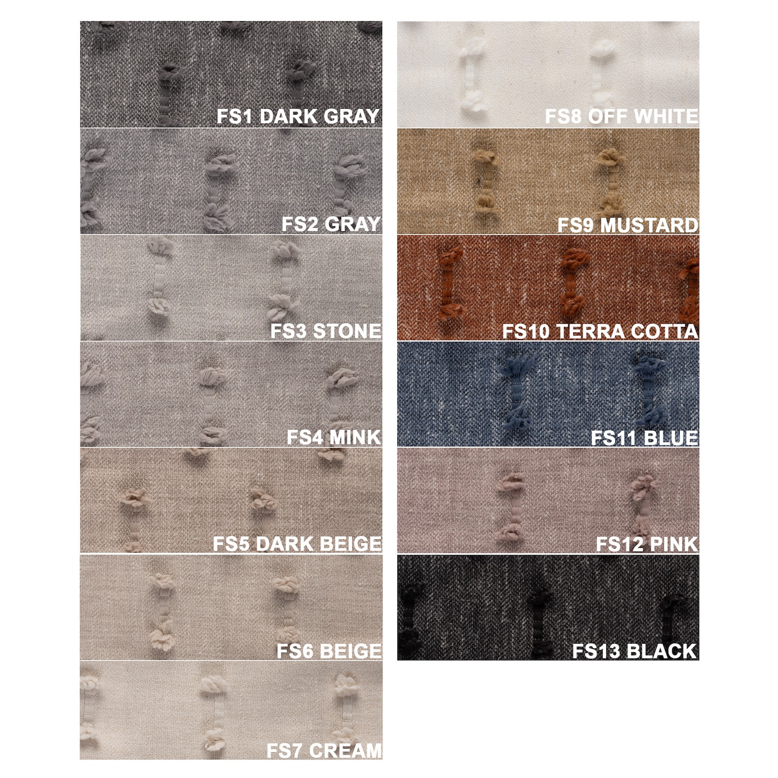 Gray Pom Pom Curtain Panels, Linen Look Special Fluffy Drapes for ...