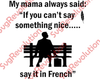 Forrest Gump Svg - Etsy