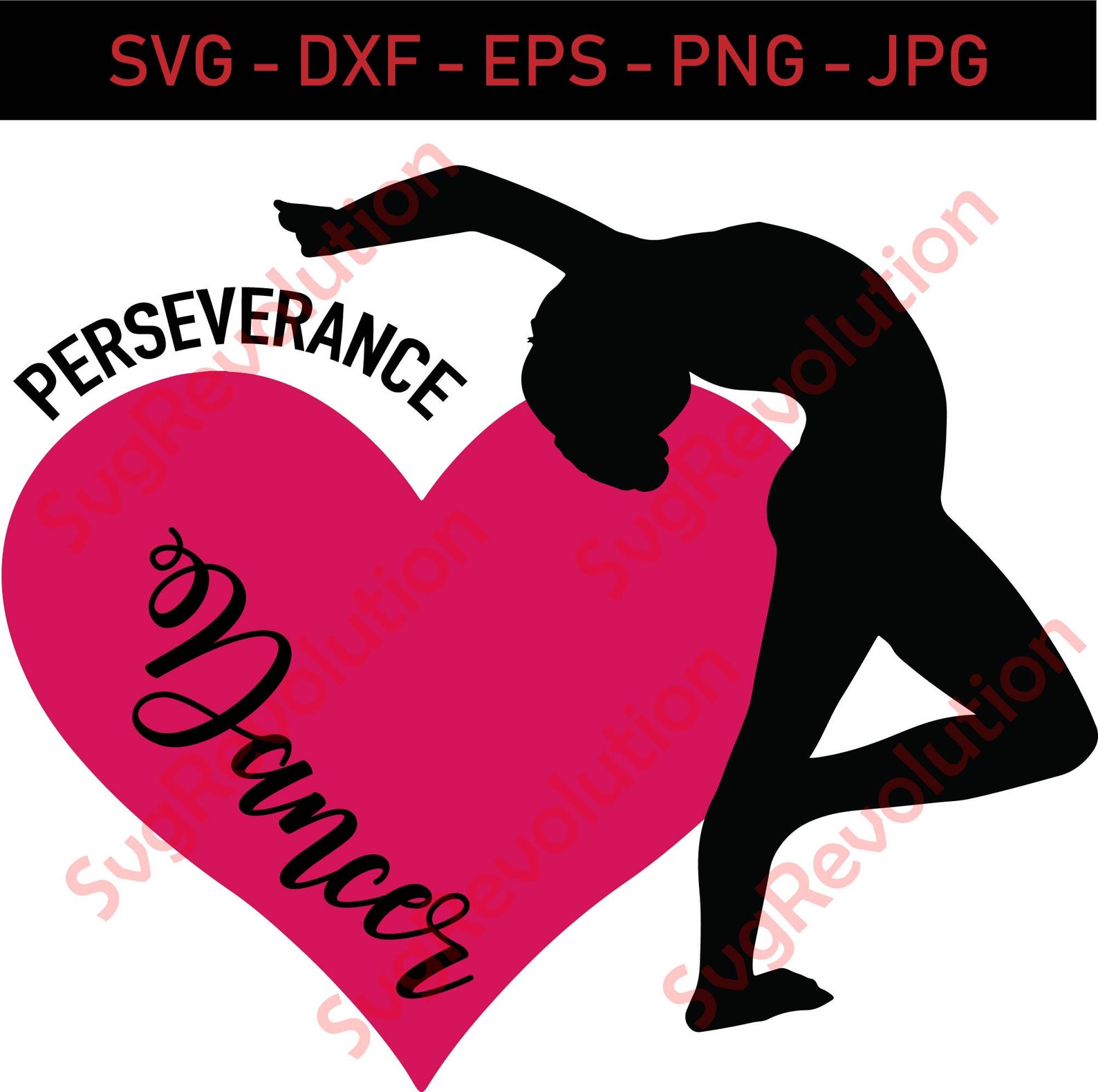 Perseverance Dancer SVG Cut Files Vinyl Vector Cameo - Etsy