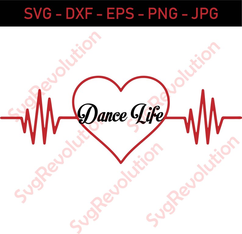 Dance Life SVG, Cut Files, Vinyl, Vector, Cameo Silhouette, Cricut - Etsy