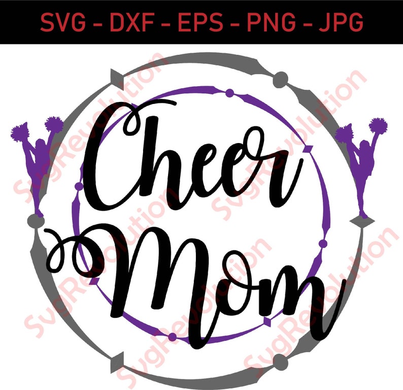 Cheer Mom, Cut Files, Vinyl, Vector, Cameo Silhouette, Cricut - Etsy