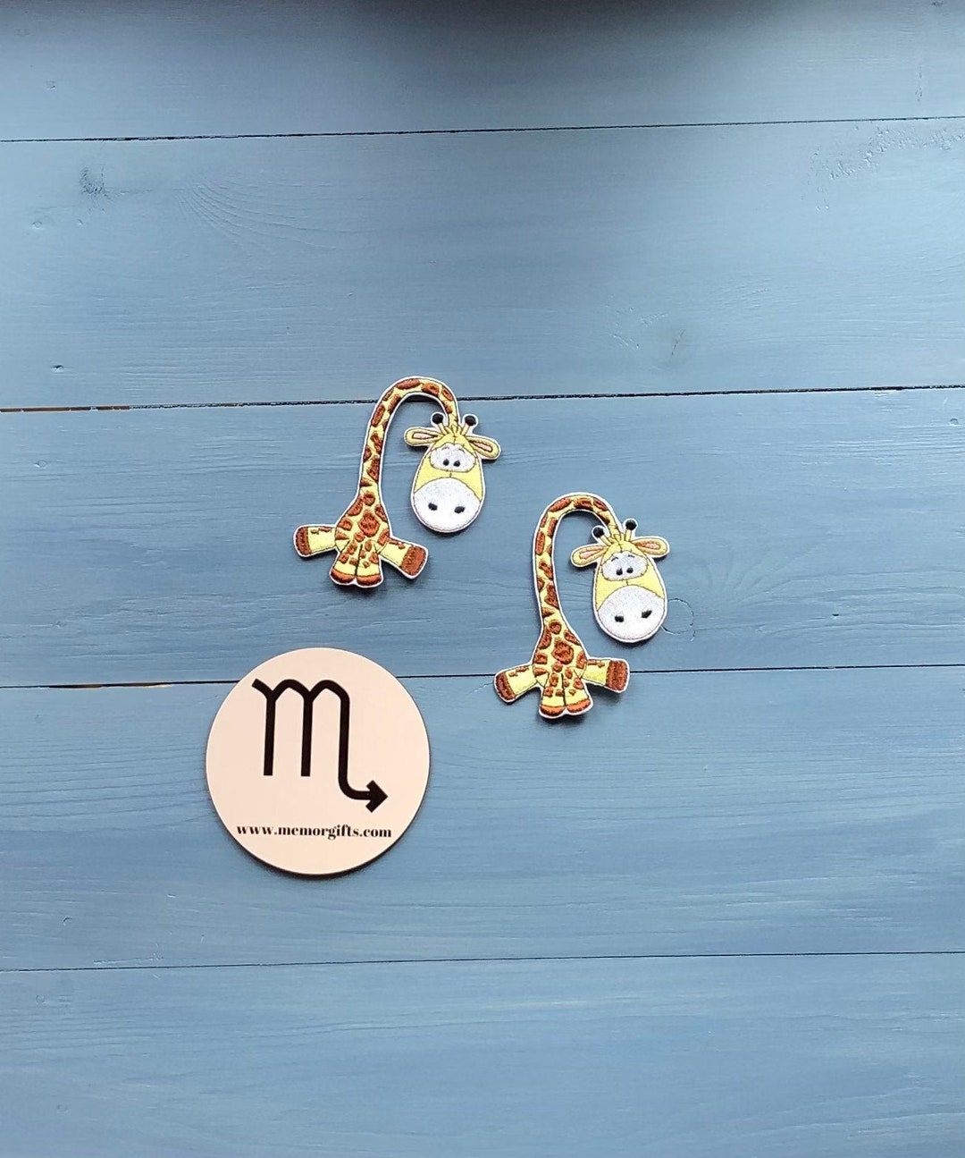 Iron on Giraffe Patch, Giraffe Patches, Iron on Patch, Embroidered ...