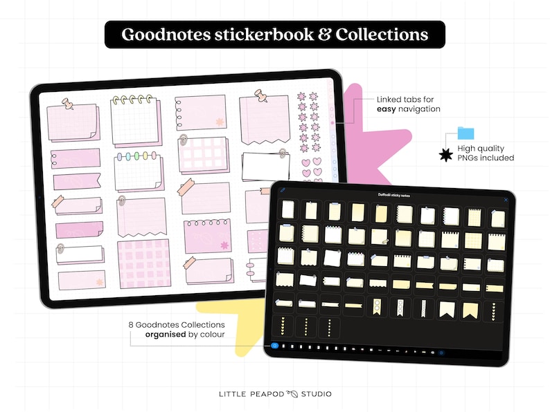 Sticky Notes Digital Stickers | Functional Digital Stickers | Goodnotes ...