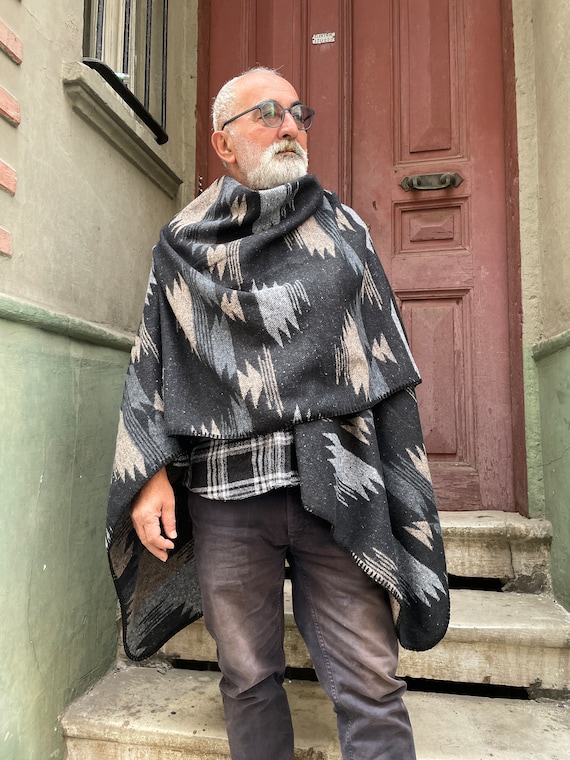 Mens Poncho Fashion