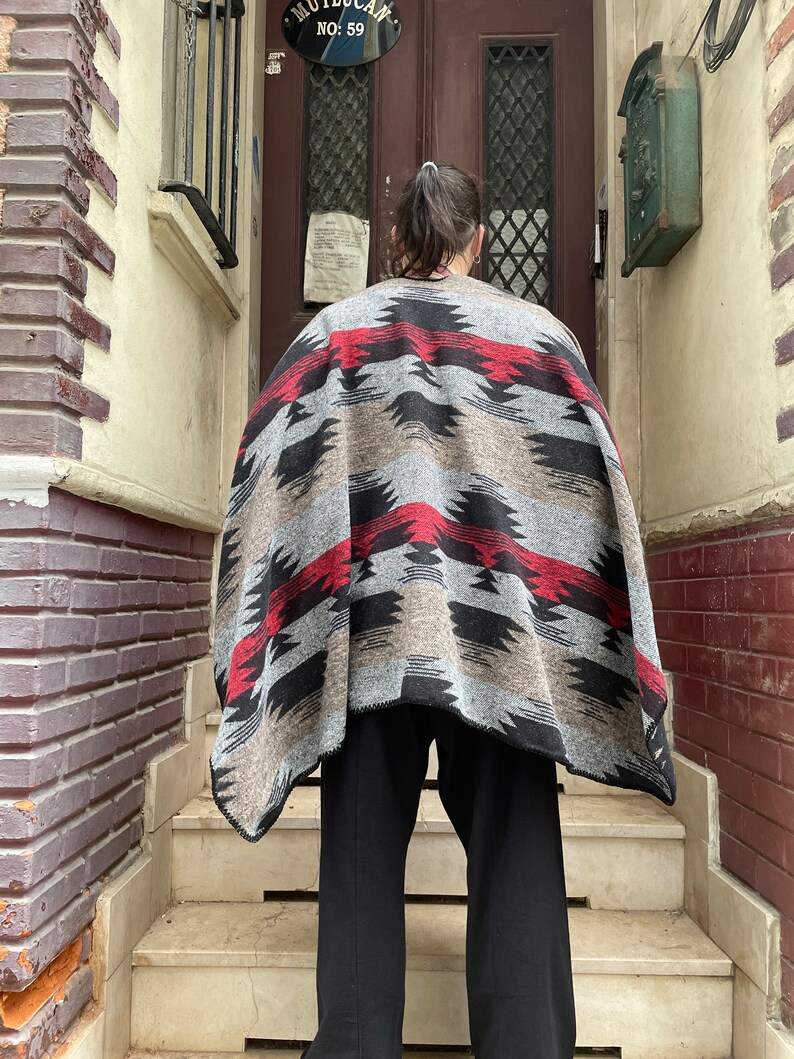 Wool Poncho Poncho Hippie Poncho Handmade Poncho Pancho - Etsy
