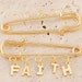 6pcs 18K Gold Plated Pin Pendant, 17x48mm Pin Pendant With 5 Holes, DIY ...