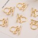 6pcs 12x9mm Mini Toggle Clasps,18k Shiny Gold Toggle Clasp,12mm T Bar ...