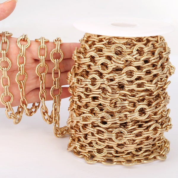 Chunky Gold Chain - Etsy