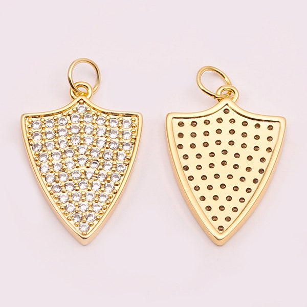 Shield Pendant - Etsy