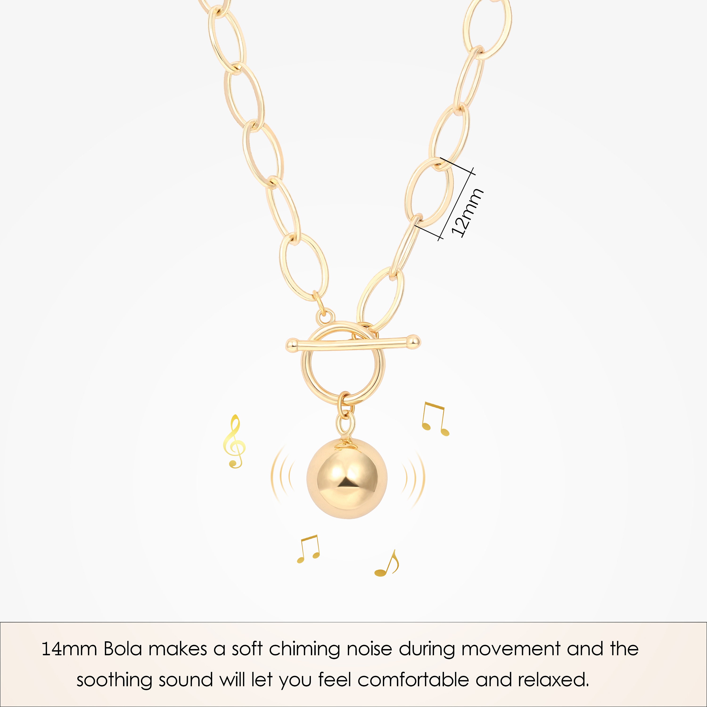 Harmony Ball Necklace Angel Bell Ball Pendant Necklace18k - Etsy