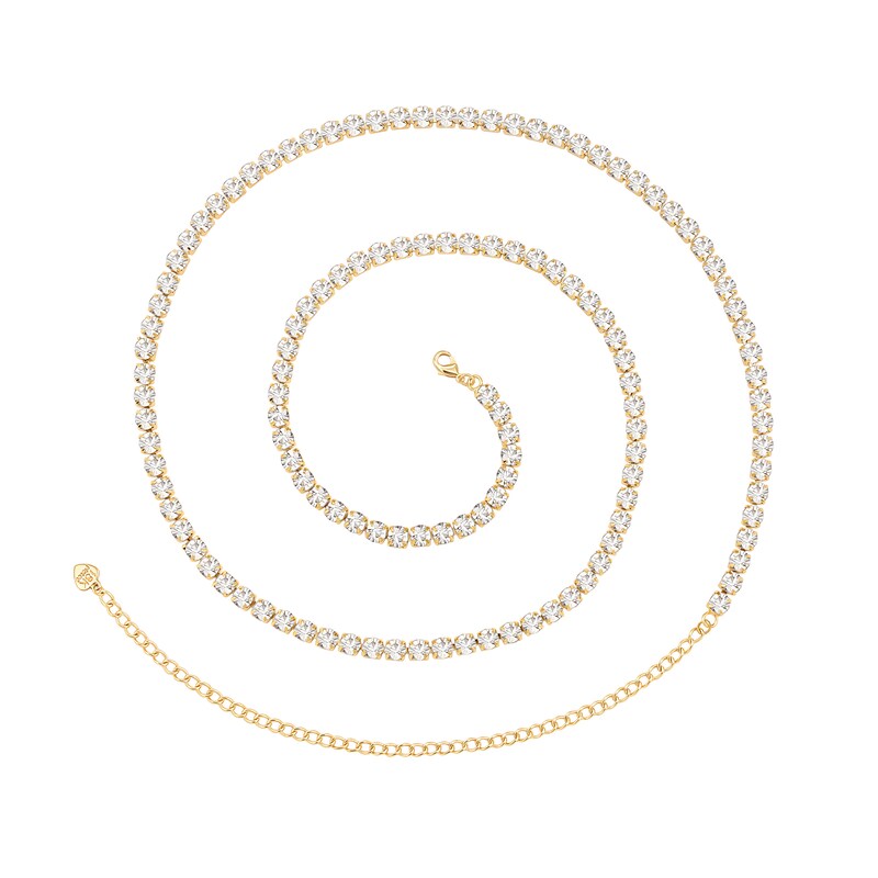 Rhinestone Belt - Etsy