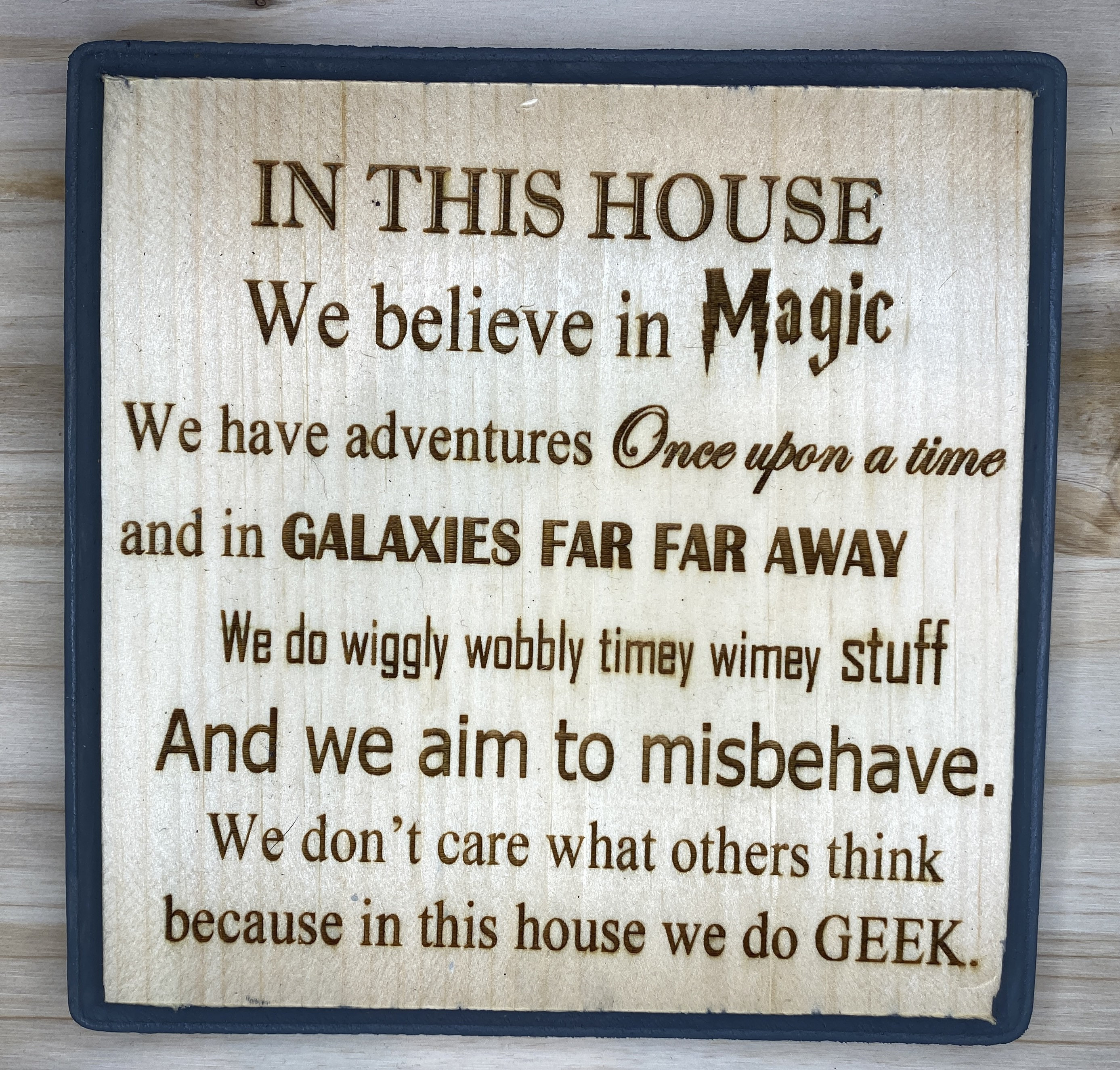 In This House We Believe in Magic - Etsy