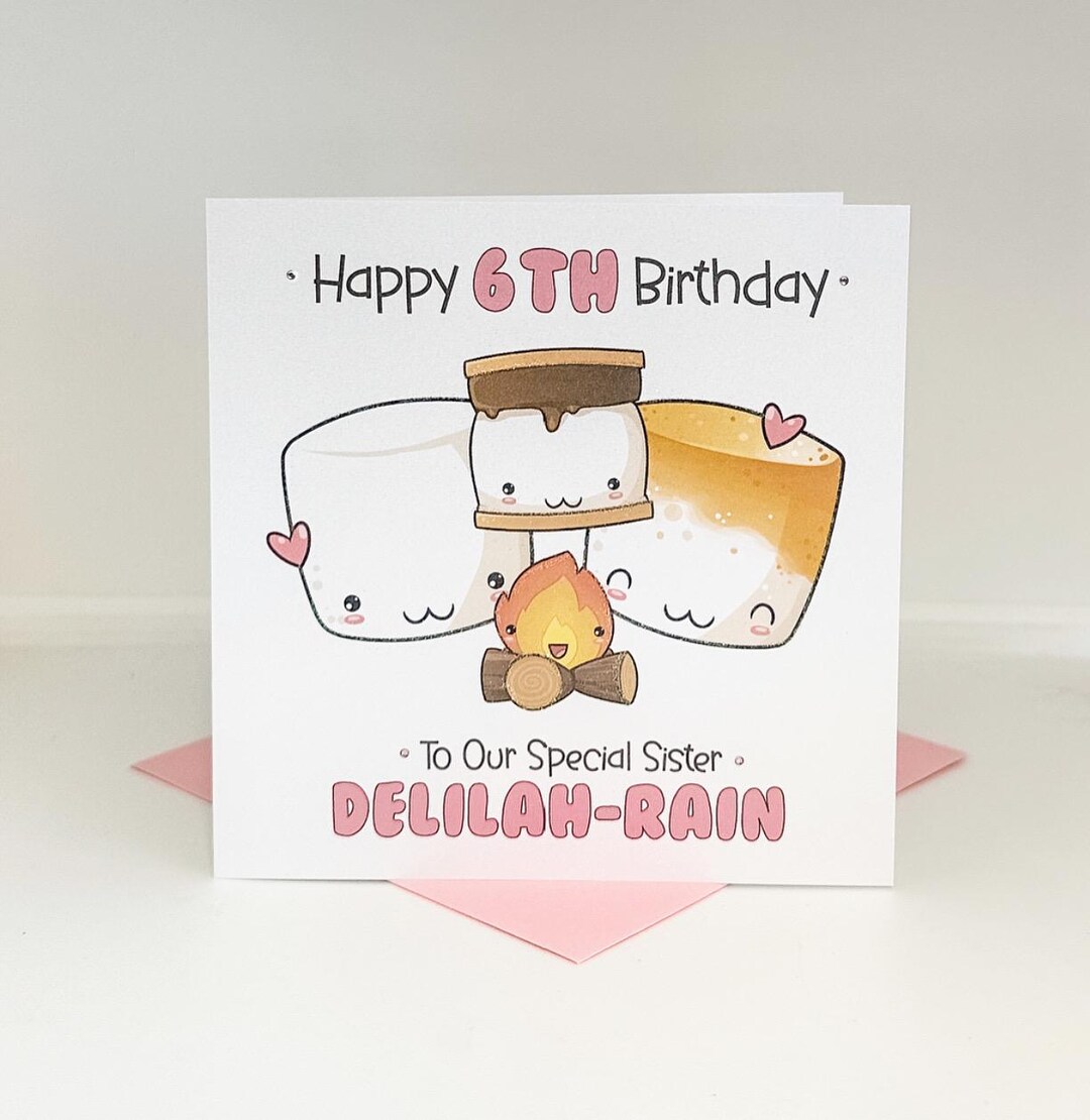 Smores Themed Card two Designs - Etsy