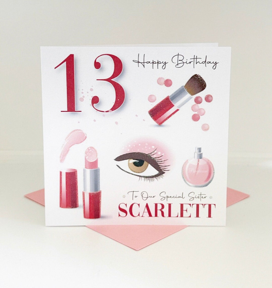 Make up Themed Card - Etsy