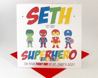 Printable First Day of School Bracelet Card - Etsy