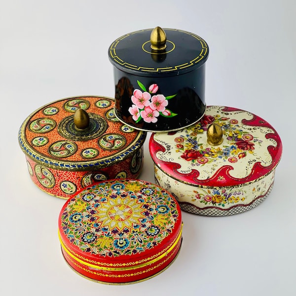 Floral Tin Box - Etsy