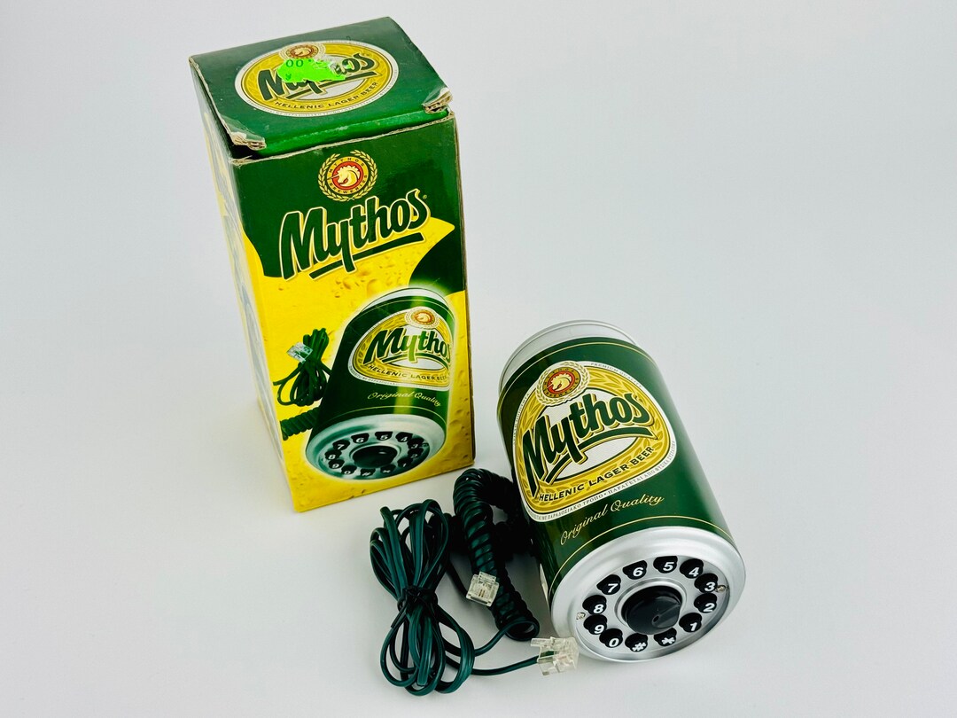 Mythos Beer Telephone Vintage Can-shaped Retro Dial Phone With Original ...