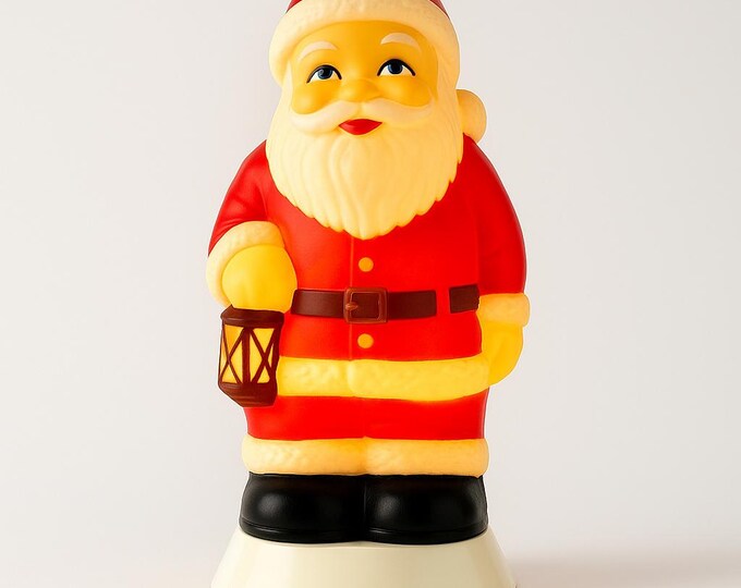 Vintage 1970s Light-up Santa Claus Blow Mold With Lantern – Retro ...