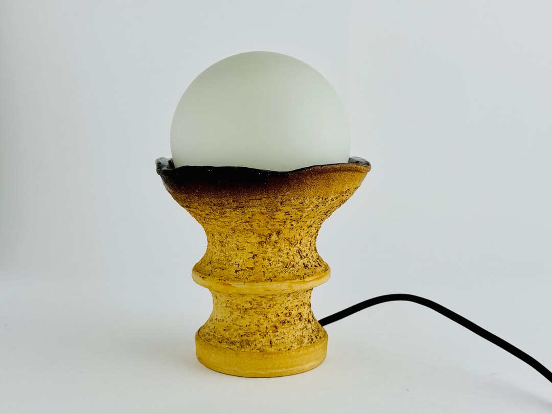 Vintage Ceramic Table Lamp, Doria Leuchten, 60s Retro Lighting, Solid ...