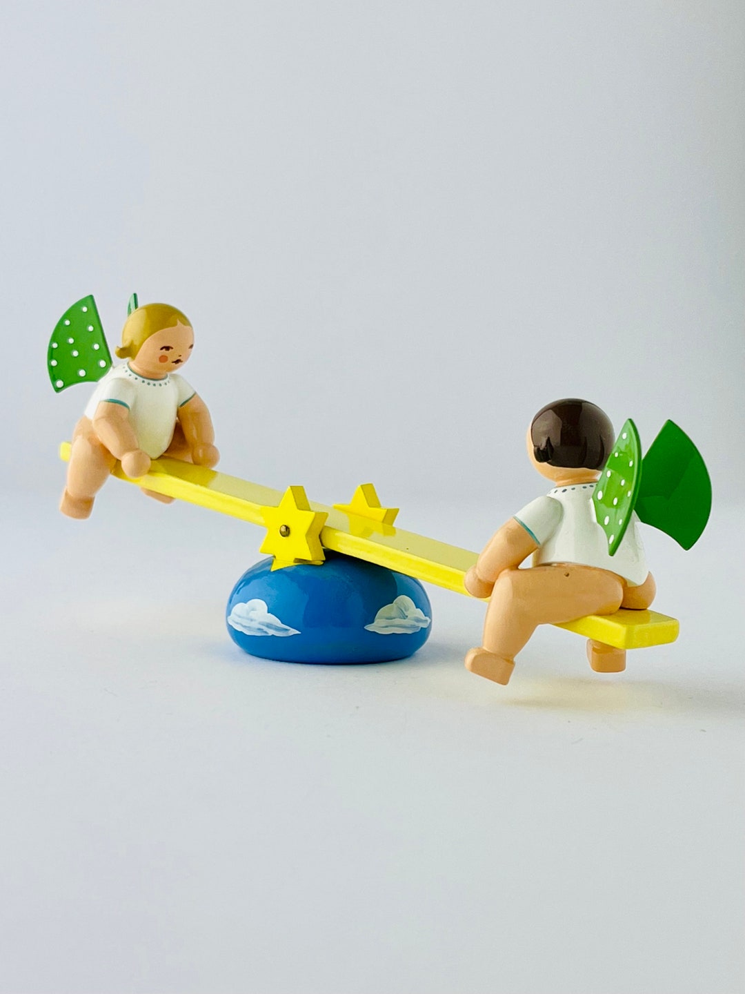 Rare Vintage Wendt and Kühn Seesaw With Angels - Pristine Condition ...