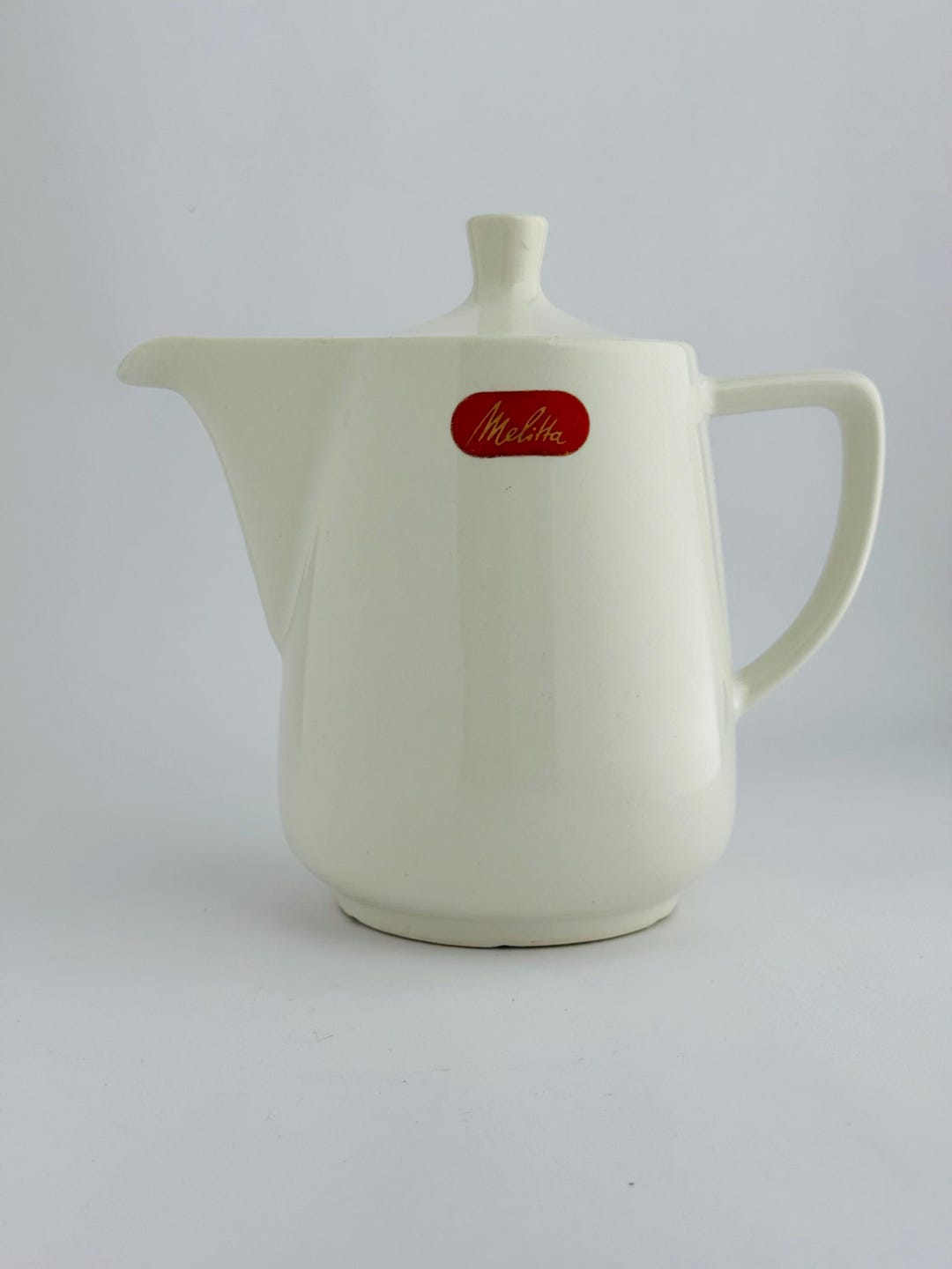 Vintage White Melitta Coffee Pot – Heat-resistant Ceramic Teapot With ...
