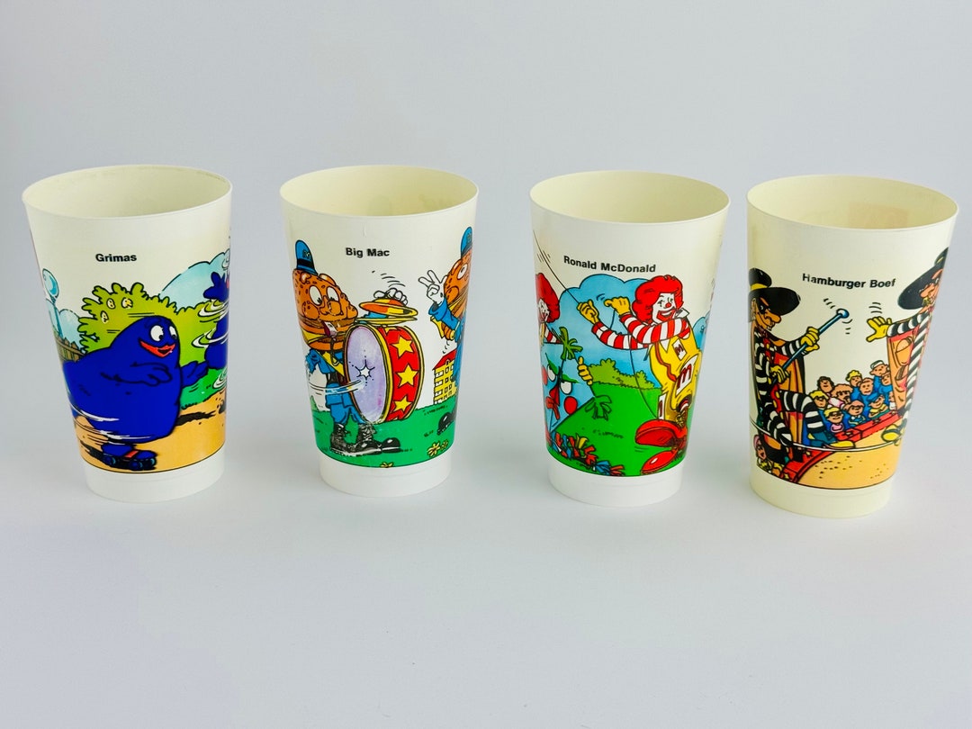 Vintage Original Mcdonald's Cups, Rare 1983 Collectible - Choose Your ...