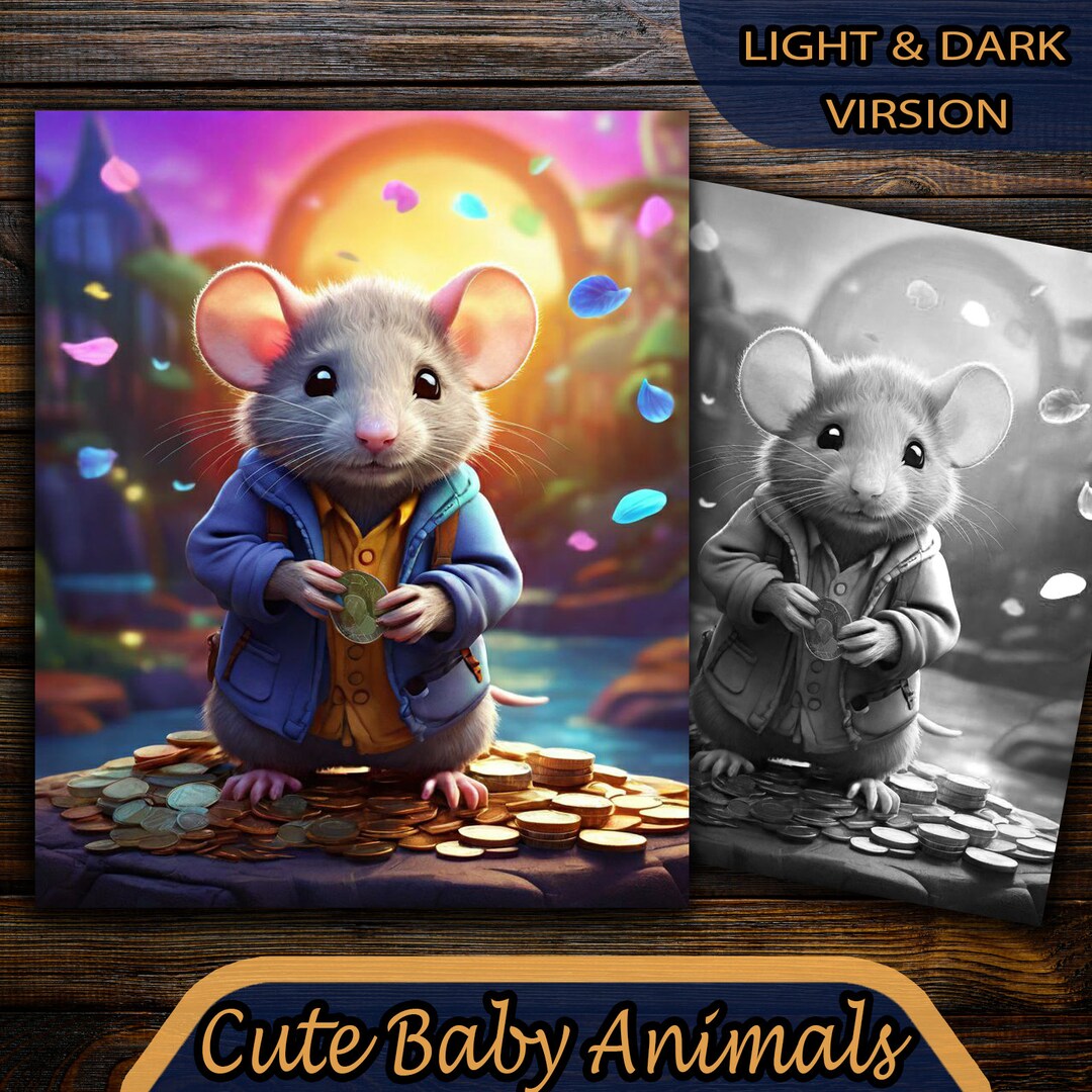 Fairytale Mice Coloring Book Mice Coloring Pages Mice Coloring Book ...