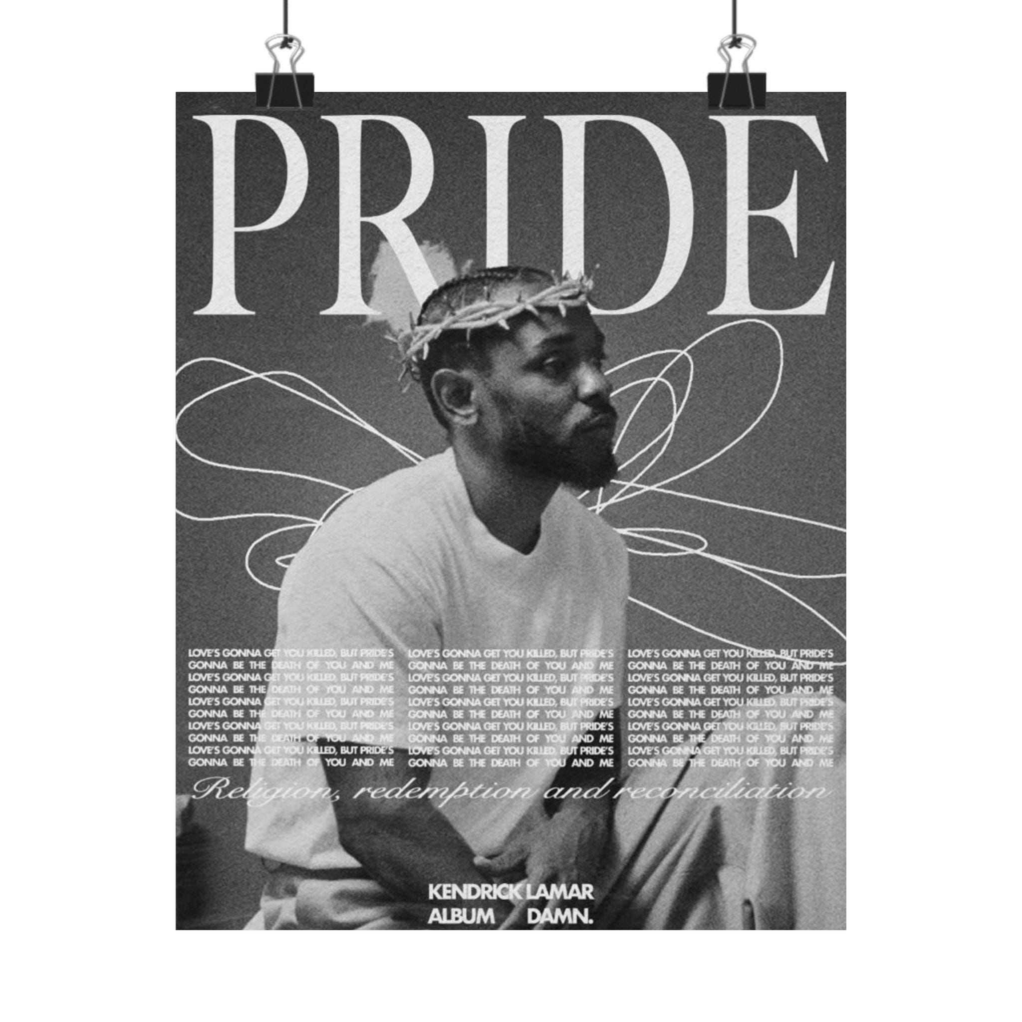 Kendrick Lamar Matte Vertical Poster | Hip Hop Decor | Wall Art for ...