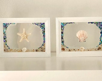 Sea Shell Resin Wall Art | Etsy