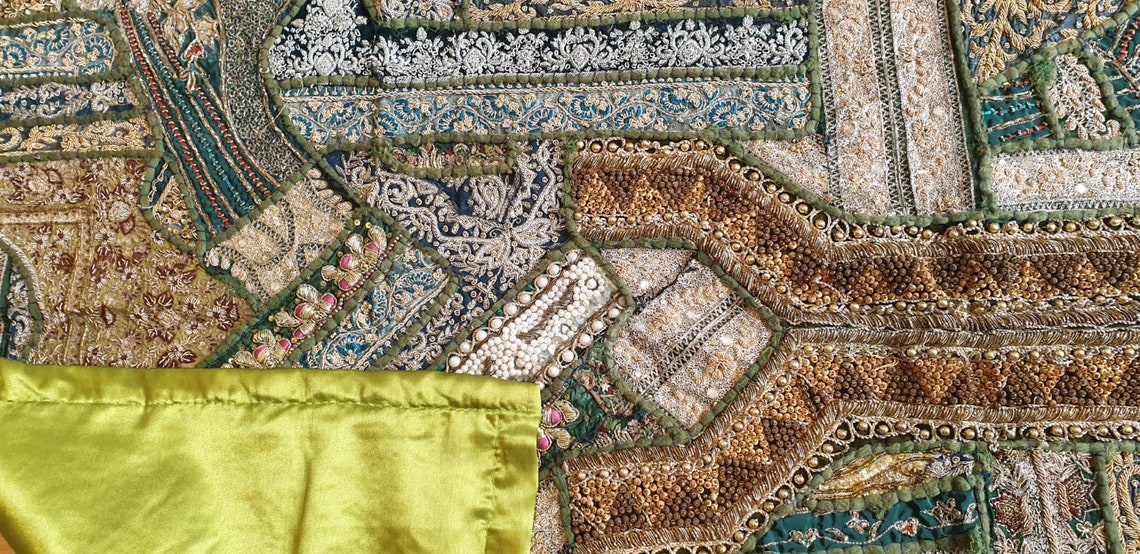 Indian,hand Embroidered Tapestry/ Wall Hanging - Etsy