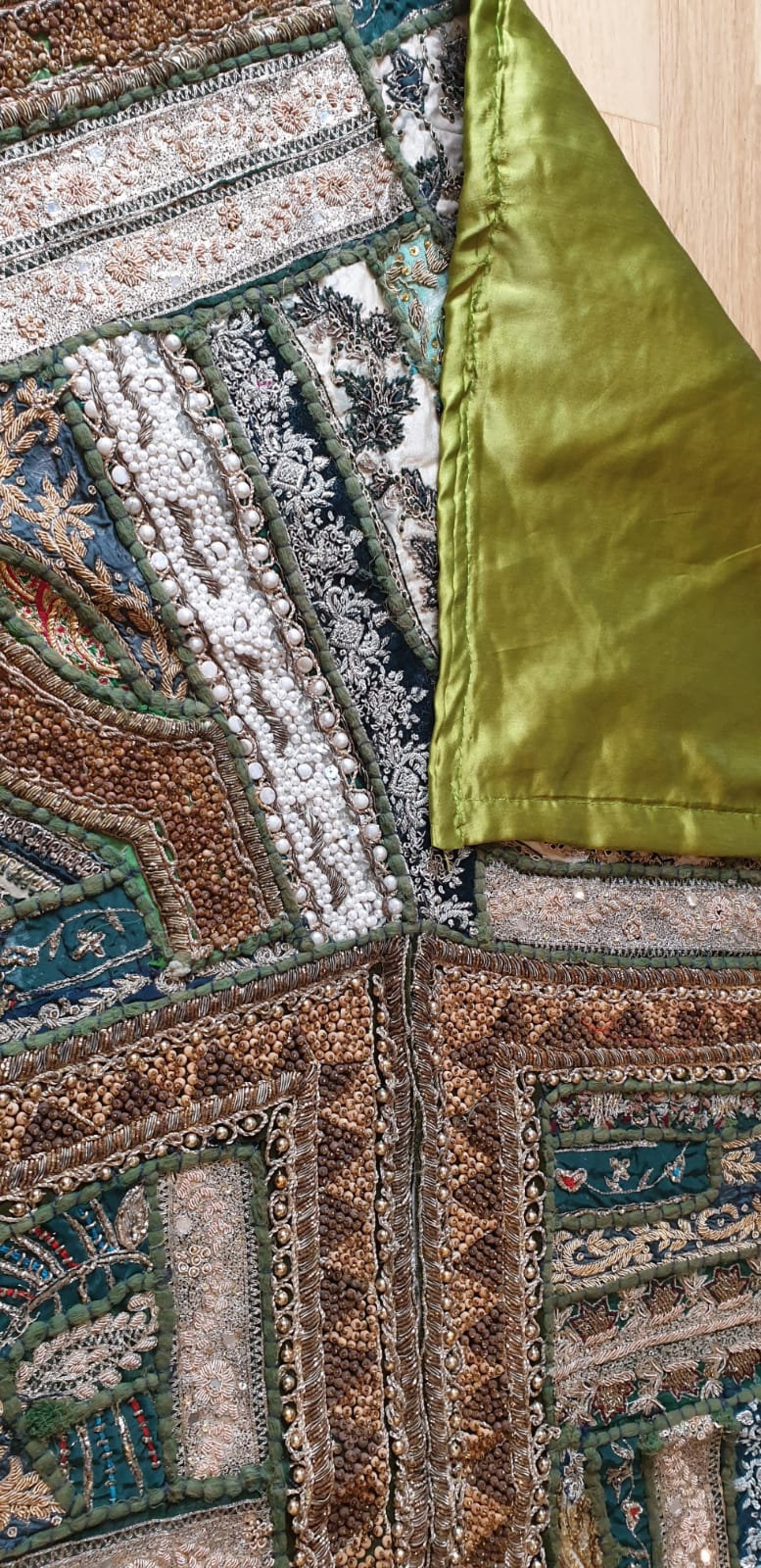 Indian,hand Embroidered Tapestry/ Wall Hanging - Etsy