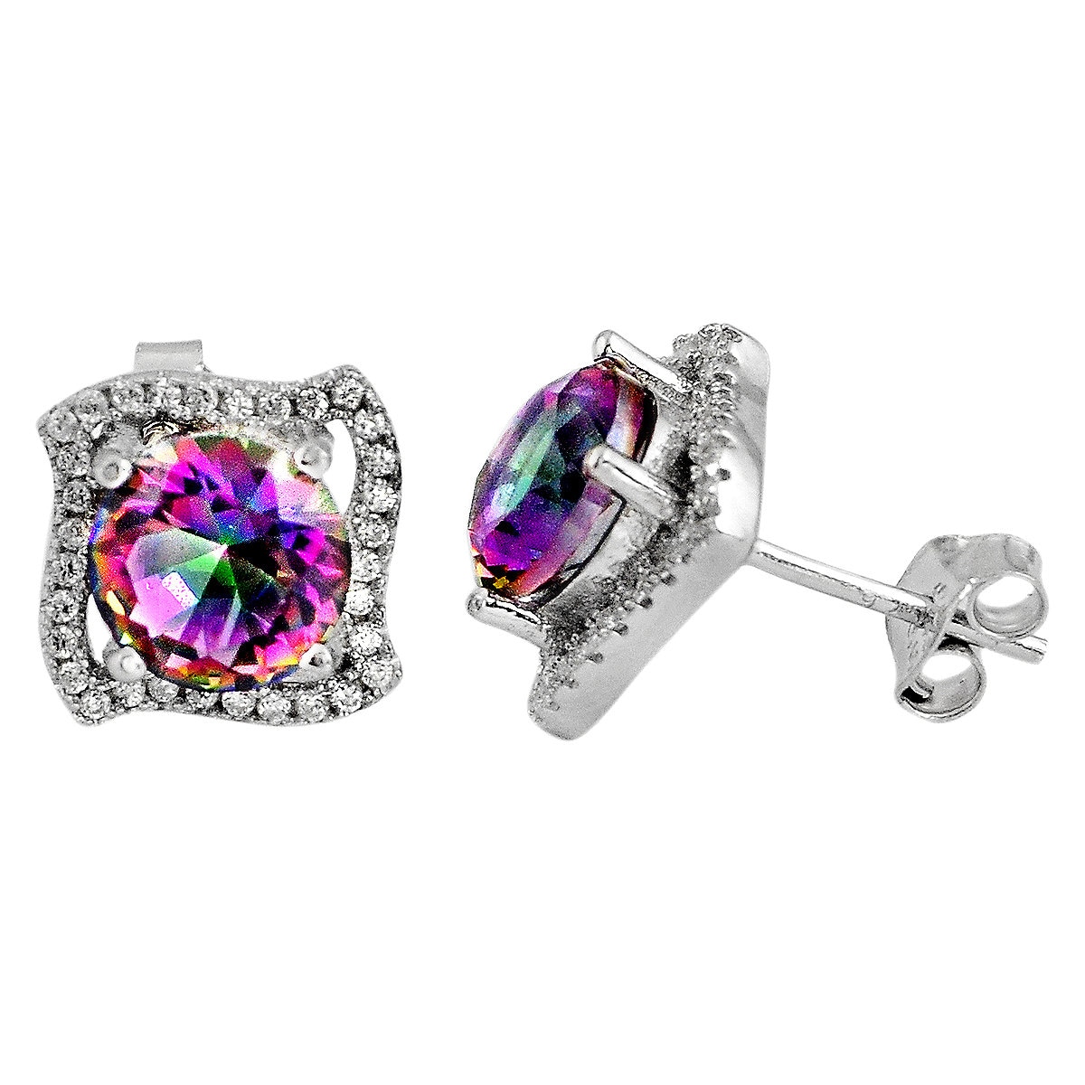 Rainbow Topaz Color