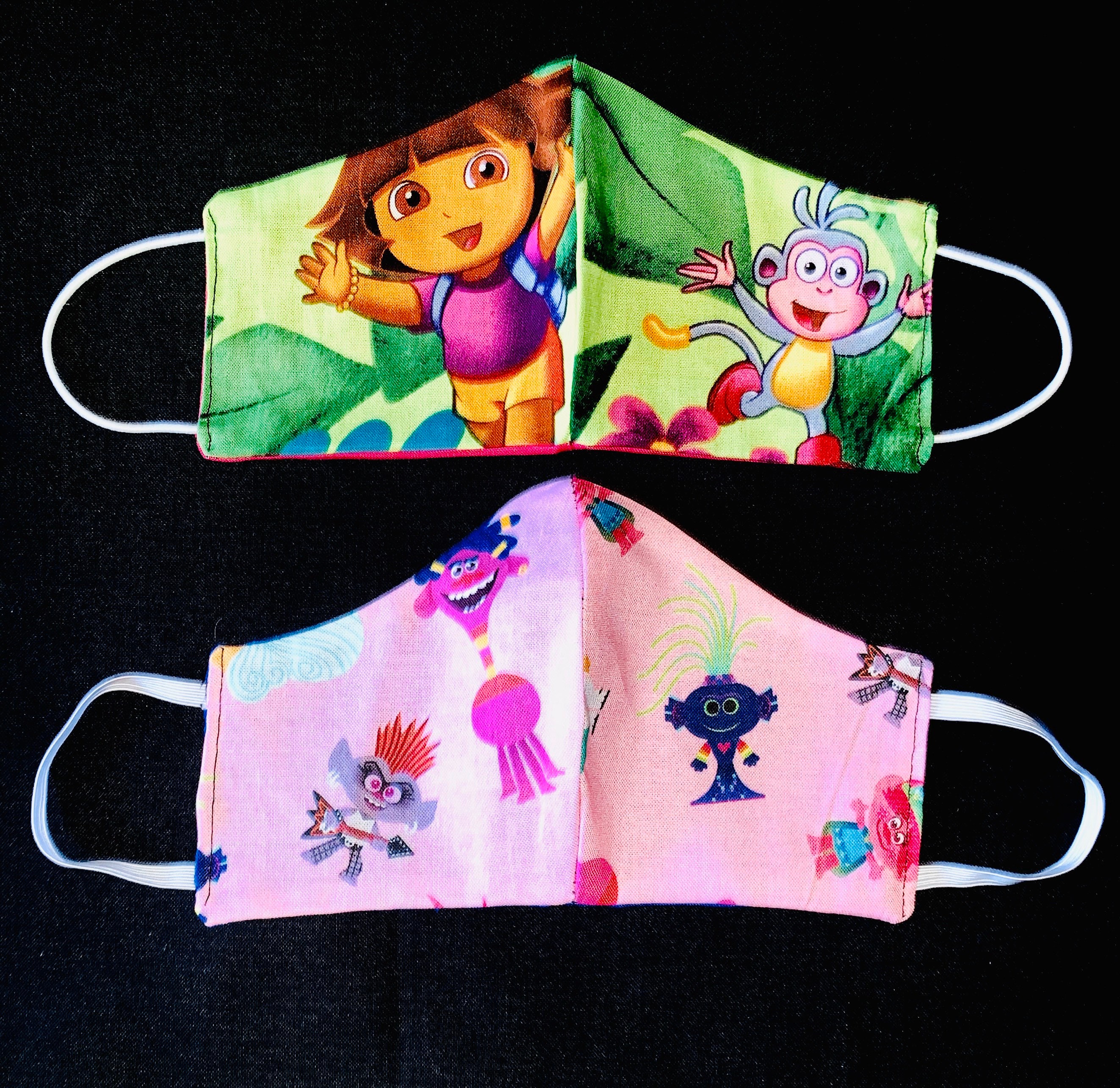 Kids and Adult Face Mask, Kids Size Cartoon Mask, 100% Cotton Mask ...