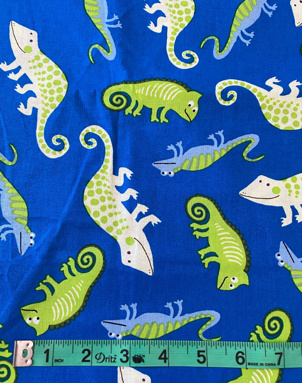 Lizards Fabric, Fabric for Mask Cotton, Flat Quarter Fabric, Fabric by ...